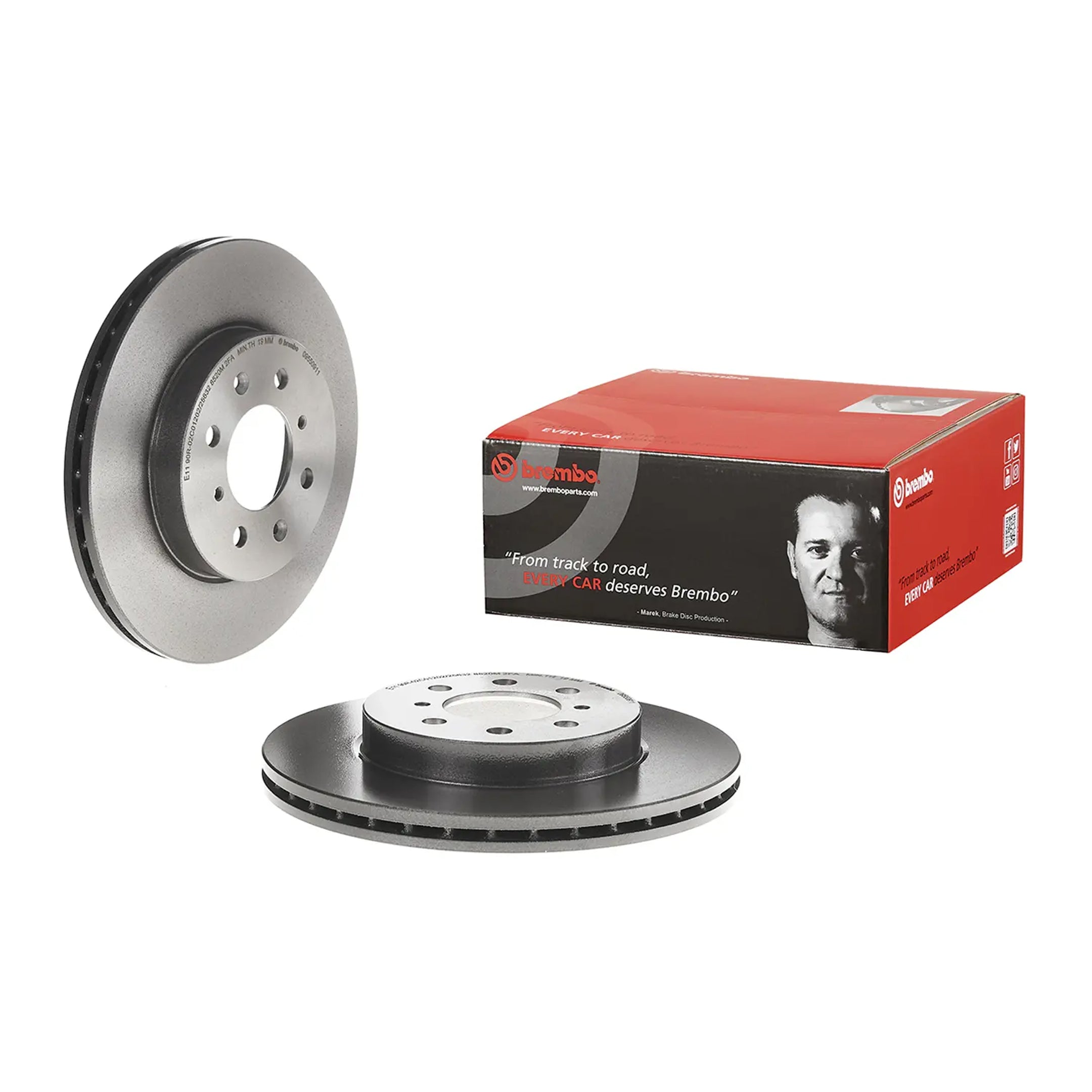 Brembo Front Rotor Disc 09.5509.11 for Honda City GM, Civic ES/EK, Jaz