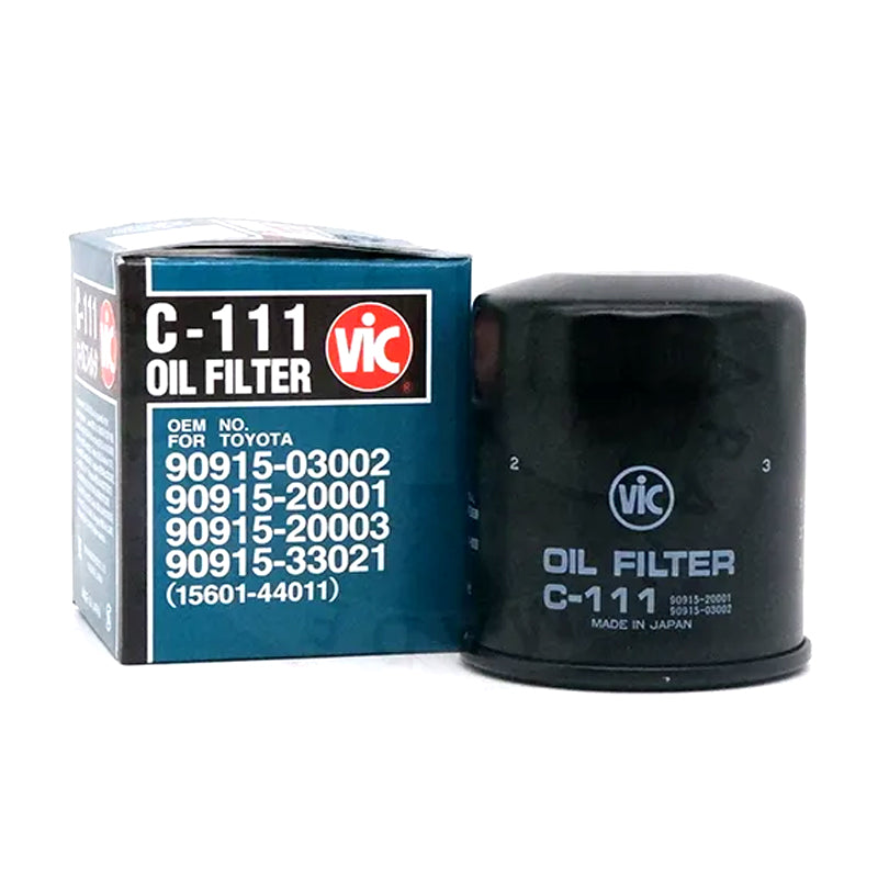 VIC Oil Filter C-111 for Toyota Revo FX, Crown, 4Runner, RAV4, Innova,
