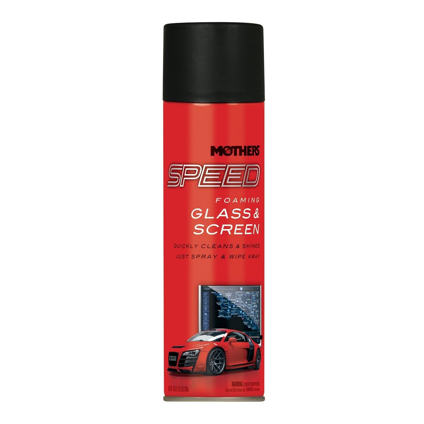 Mothers Speed Foaming Glass & Screen Cleaner 19 oz. / 539 g