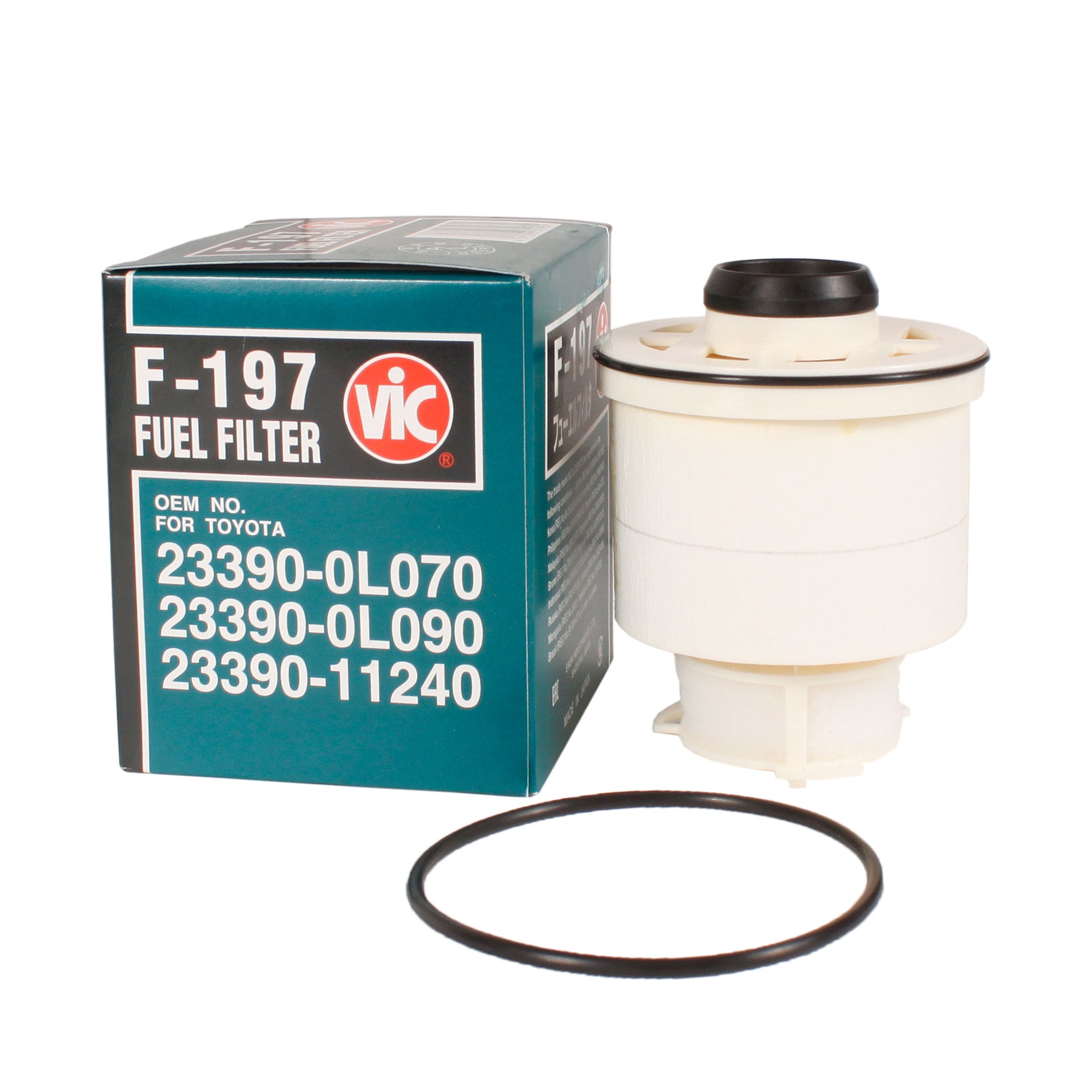 VIC Fuel Filter Element Type F-197 for Toyota Fortuner, Innova, Hi-Lux