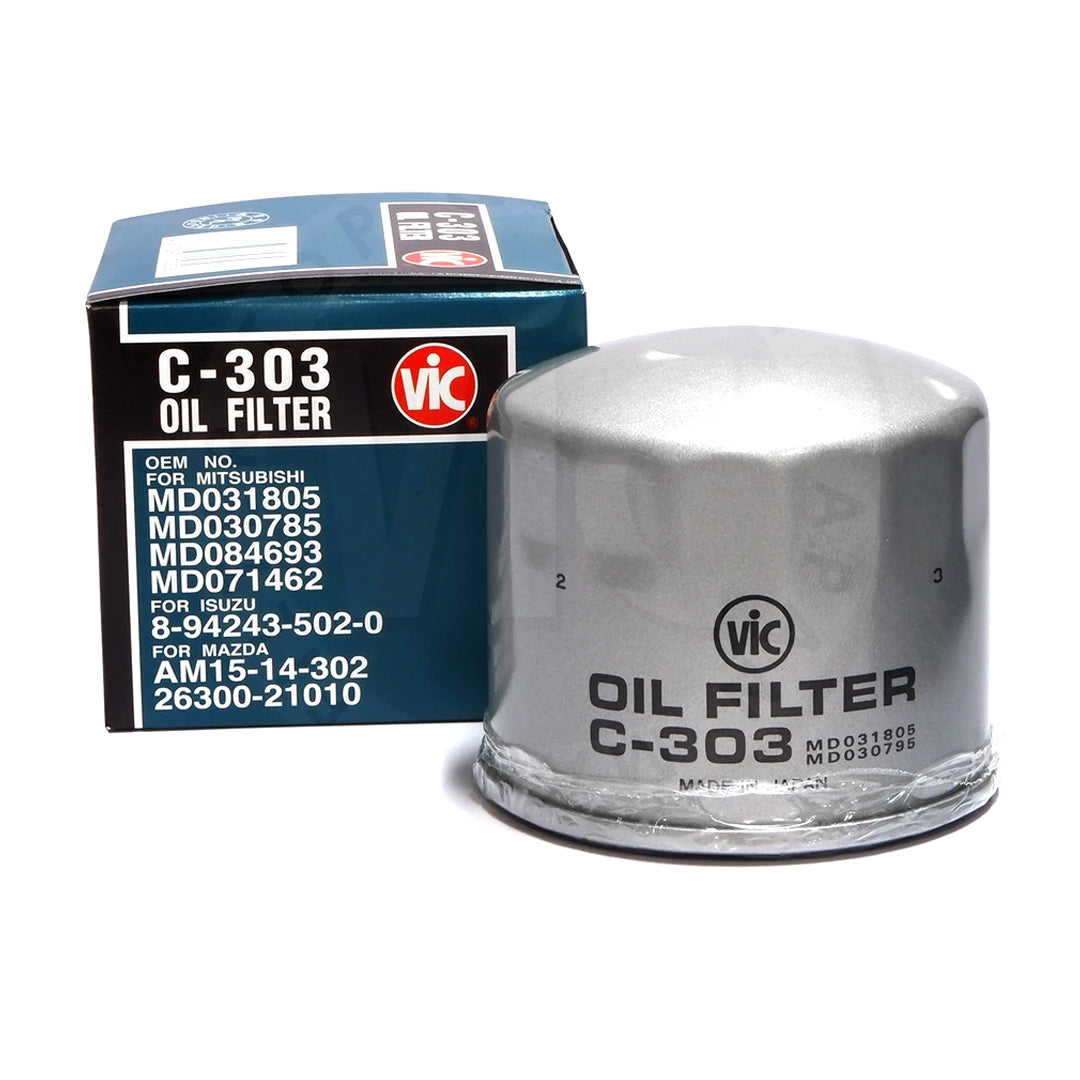 VIC Oil Filter C-303 for Mitsubishi Mirage, L-300 Gas, Montero/Pajero