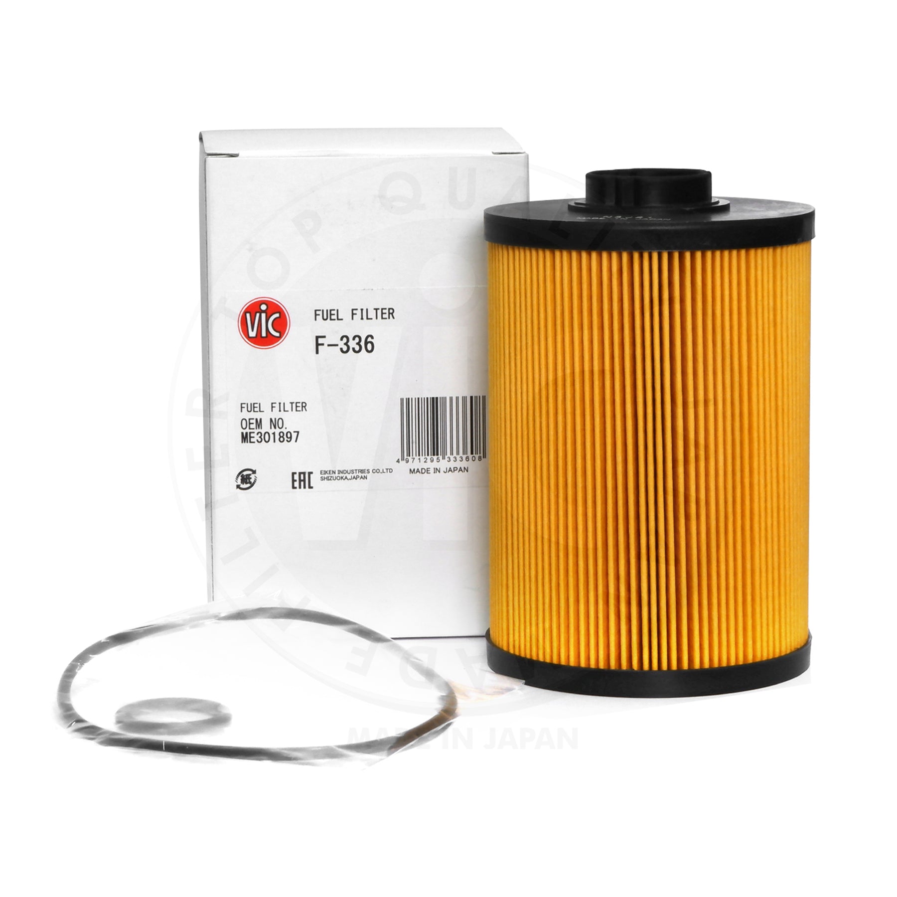 VIC Fuel Filter Element Type F-336 for Fuso Fighter 6M60-T, 4M50, Niss