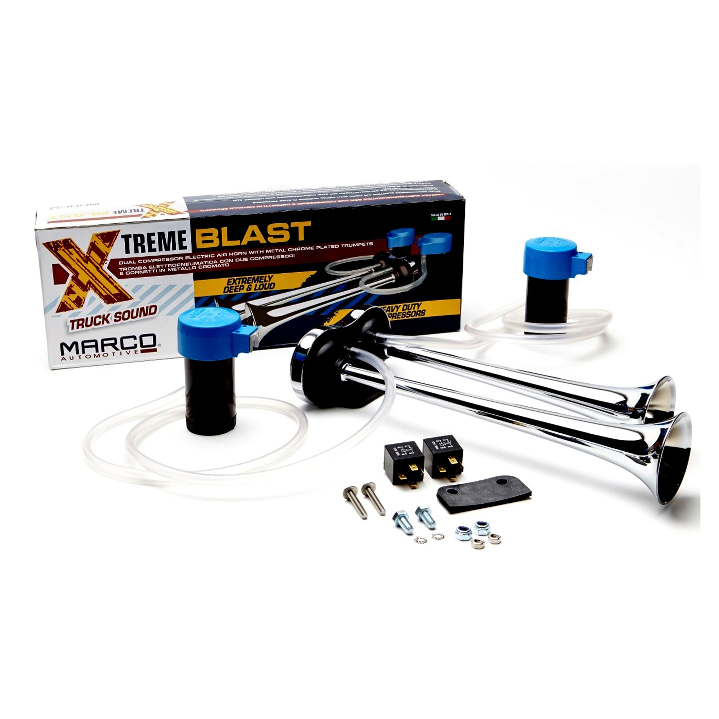 Marco Xtreme Blast Electric Horn Black 12V