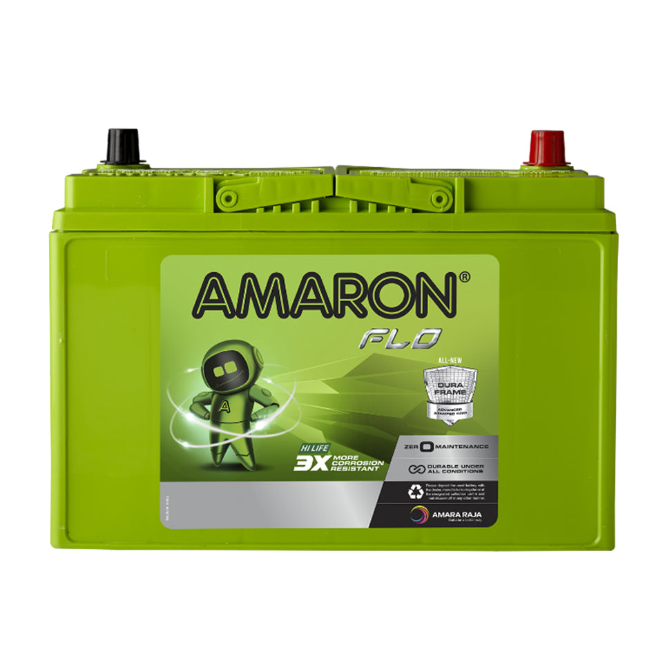 Amaron Battery Hi Life FLO 115D31L (BH) / 3SMF NX120-7L with Base Hold