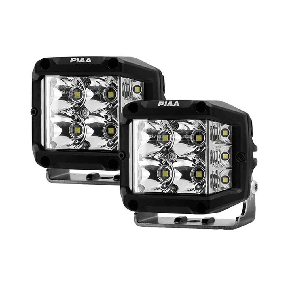 PIAA LED Cube Quad Edge Wide-Angle Driving 5600K, 12V, 24W 4"