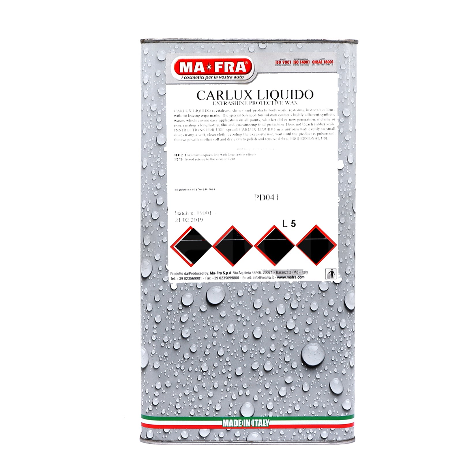 Ma-Fra Body Polishing Treatment Carlux 5 Liters